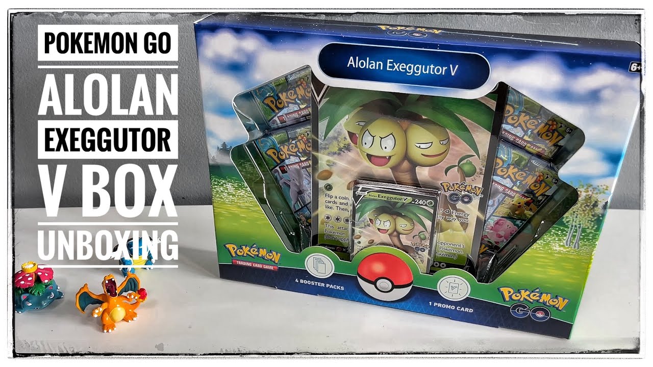 Pokemon Go: Alolan Exeggutor V Box Unboxing - YouTube