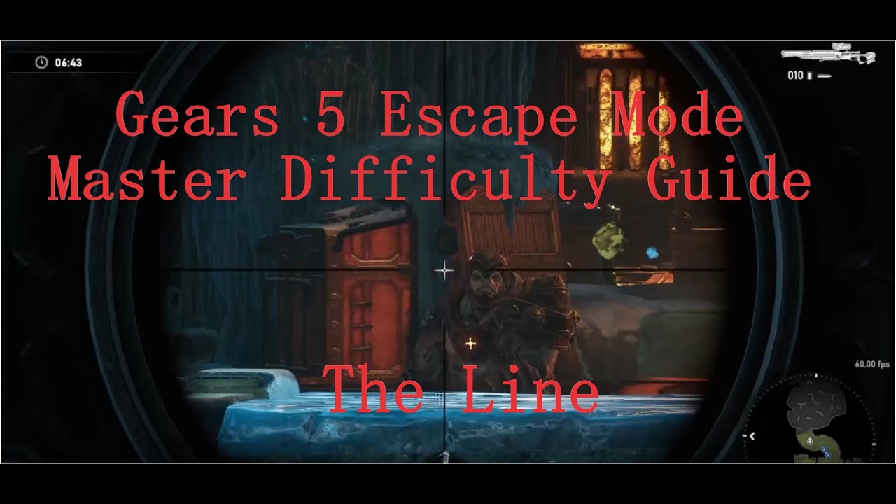 Gears 5: Escape Mode, Master difficulty. "The Line" walkthrough/guide ...