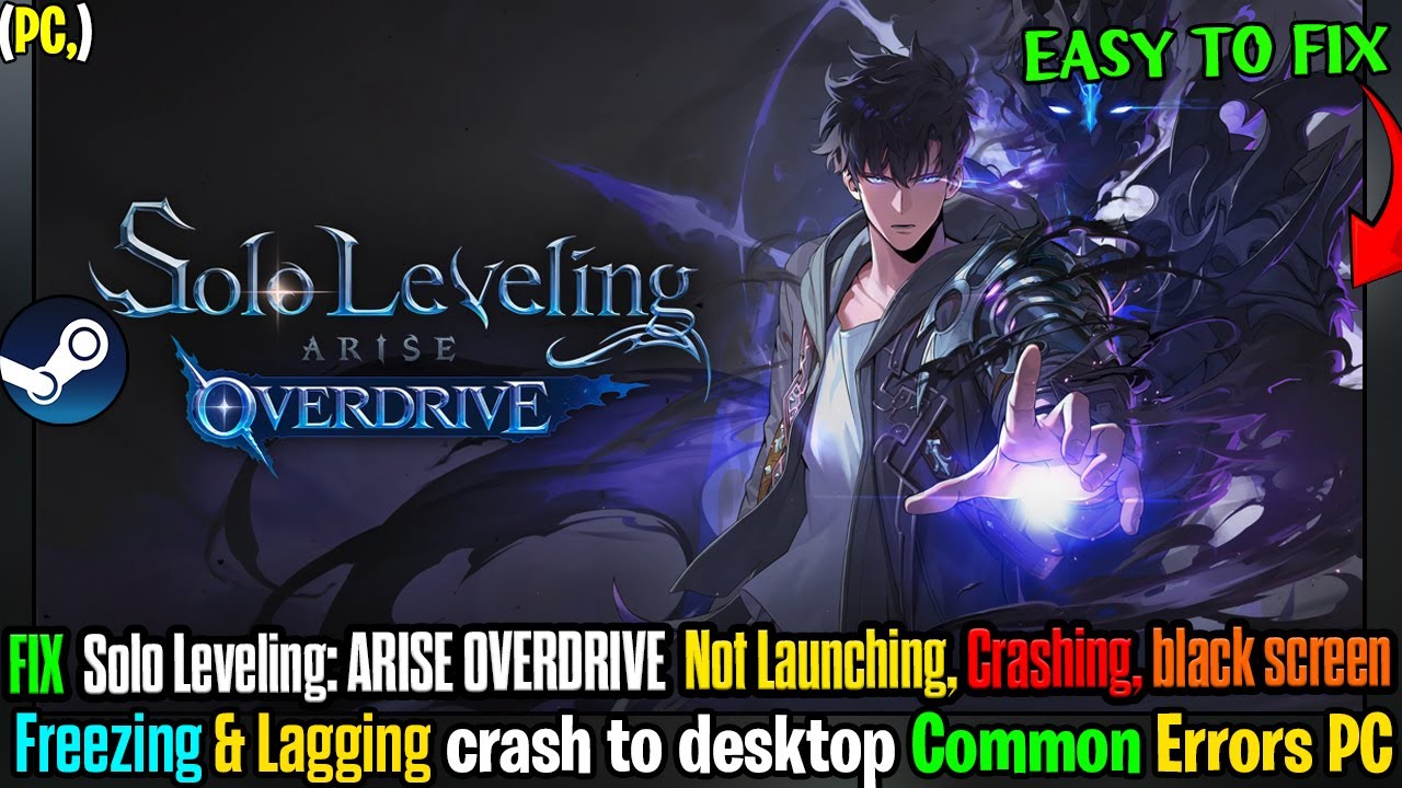 ⚠️ How to Fix Solo Leveling: ARISE OVERDRIVE PC Errors | Crash to ...