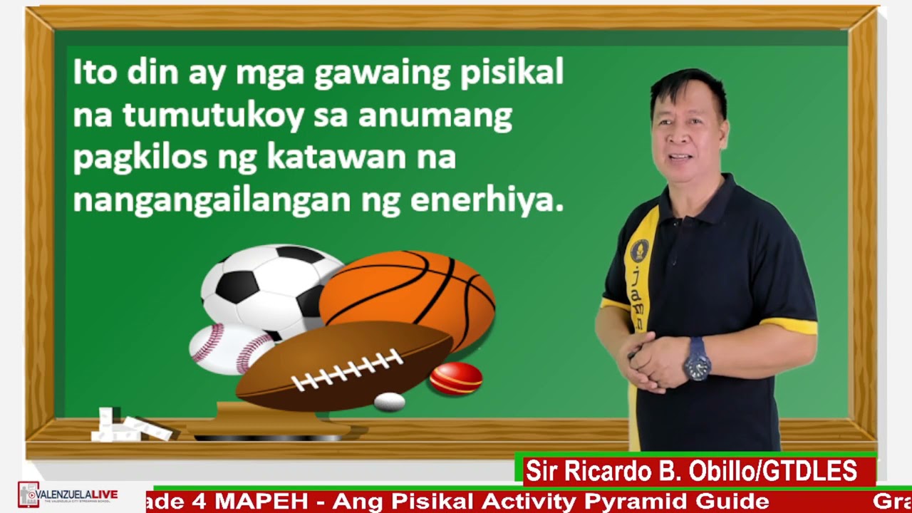 Physical Activity Pyramid Guide - Grade 4 - YouTube