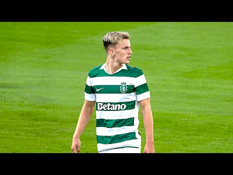 Jesse Derry Second Game For Sporting Cp vs Strasbourg