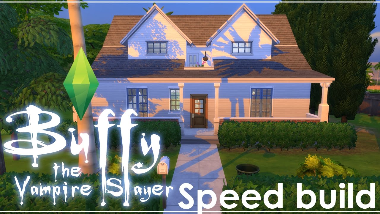 The Sims 4 | Speed build | The Buffy house! - YouTube