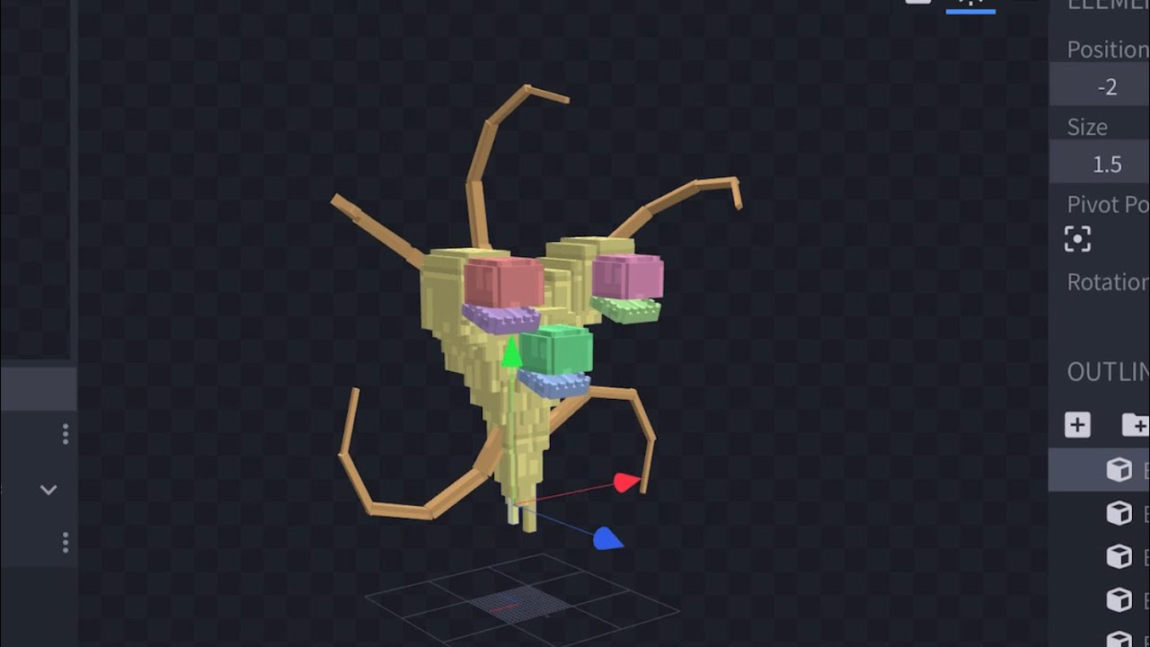 Wither Storm stage 4 model - YouTube