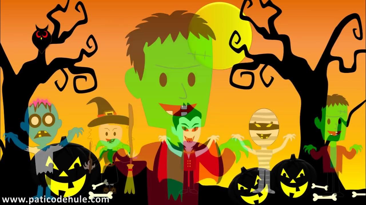 Bailan los monstruos - Canción de Halloween para niños - YouTube