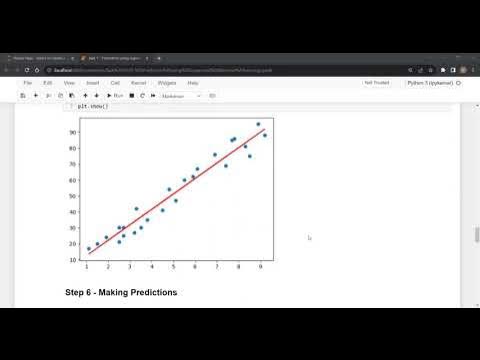Task 1 : Prediction using Supervised Machine Learning - YouTube