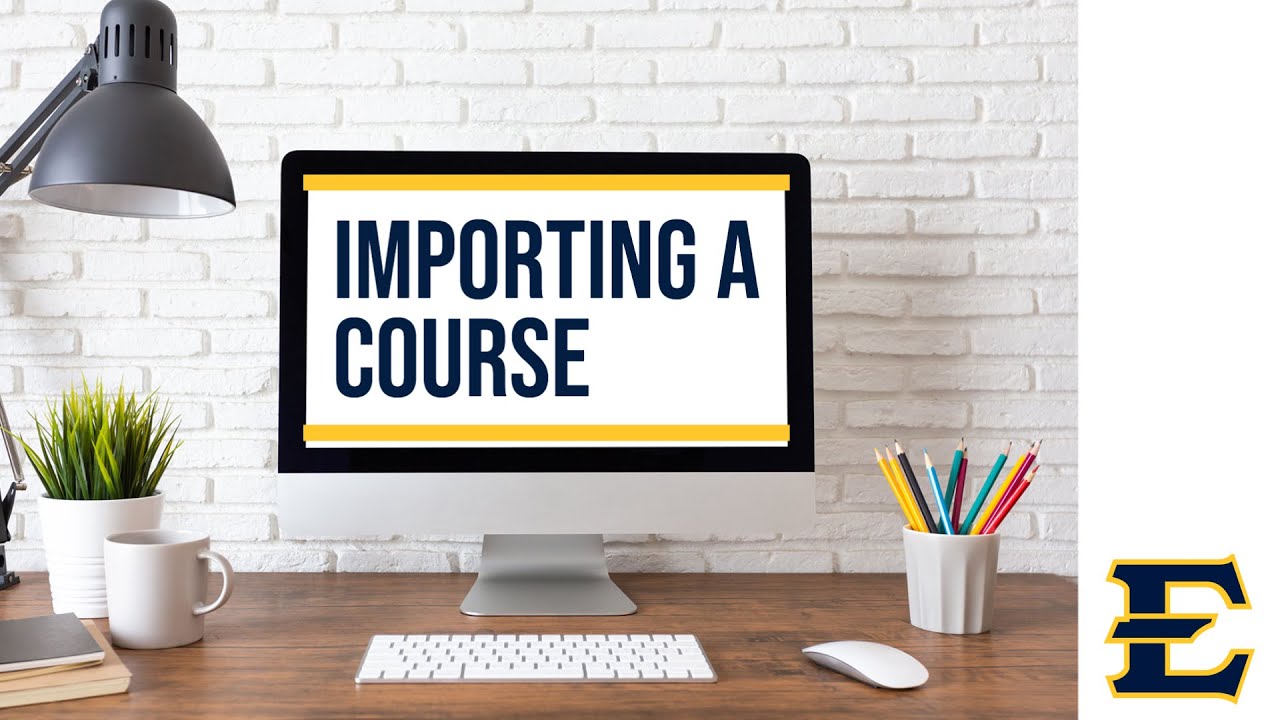 D2L Basics: Importing A Course - YouTube