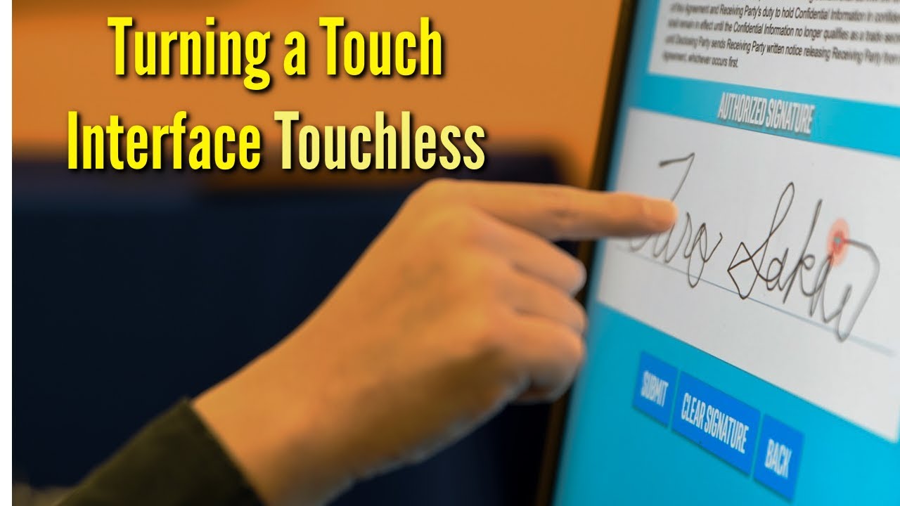 Intel RealSense TCS turns a Touch Interface Touchless | CES 2021 - YouTube