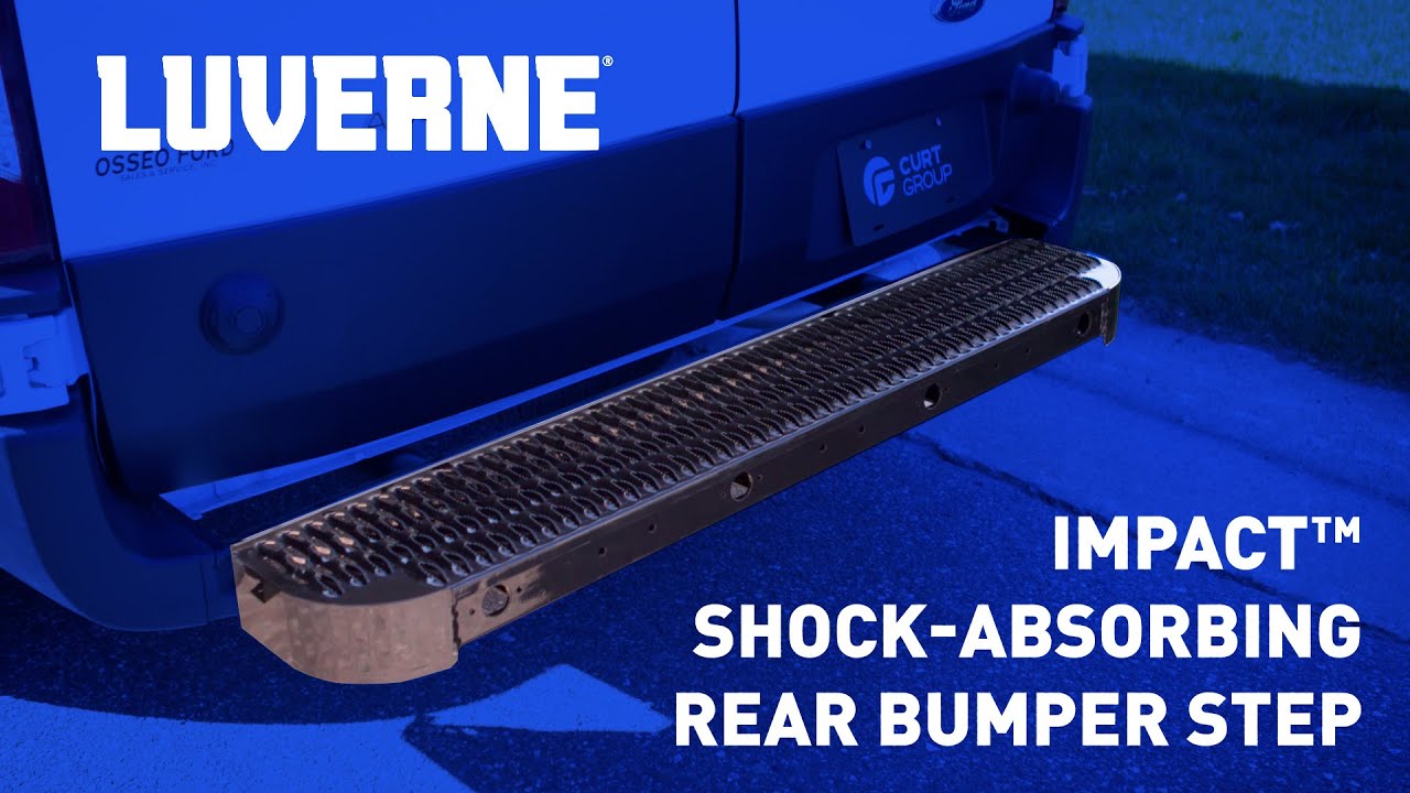 Impact™ Shock Absorbing Rear Bumper Step Features & Benefits - YouTube