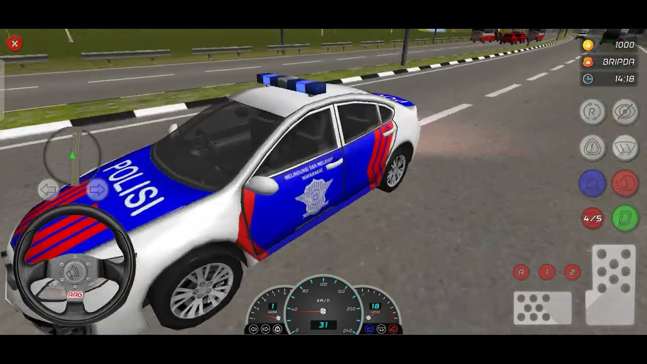 Indonesion Polisi Car Driving Simulation - AAG Police Simulator Android ...