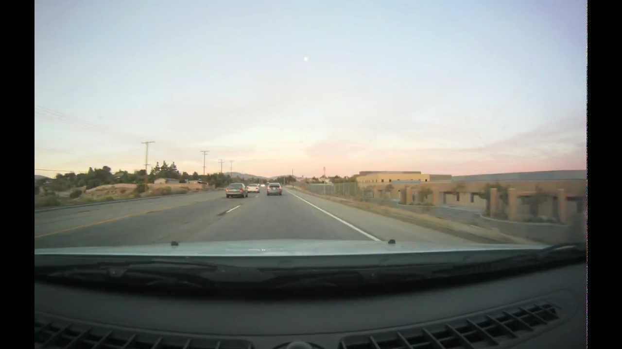 CA 14 freeway Time Lapse - YouTube