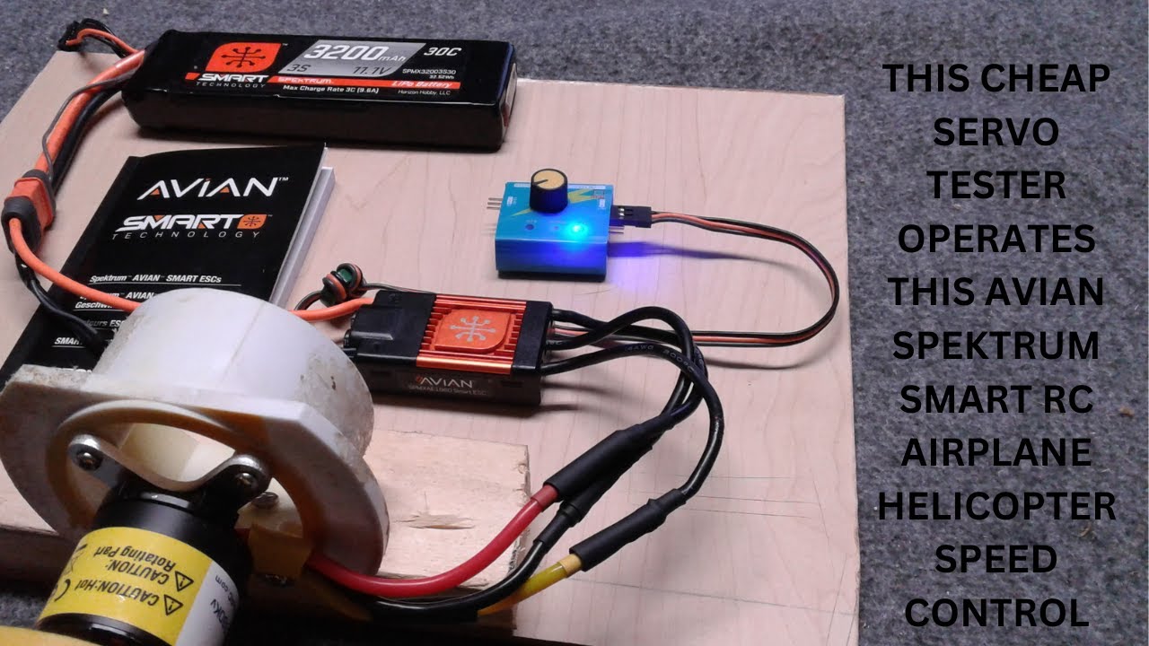 ANY RECEIVER CAN USE AVIAN ESC RC AIRPLANE HELICOPTER SPEKTRUM - YouTube