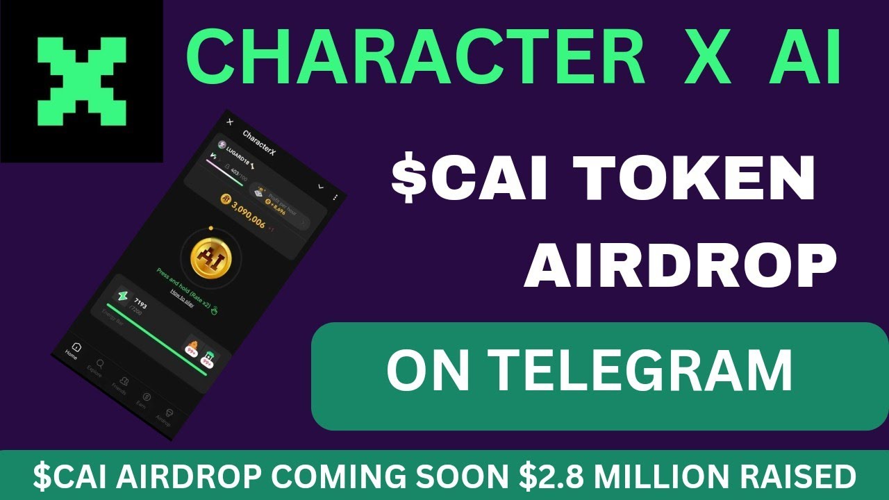 How To Mine & Earn More $CAI Character X Token On Telegram Mini-App ...