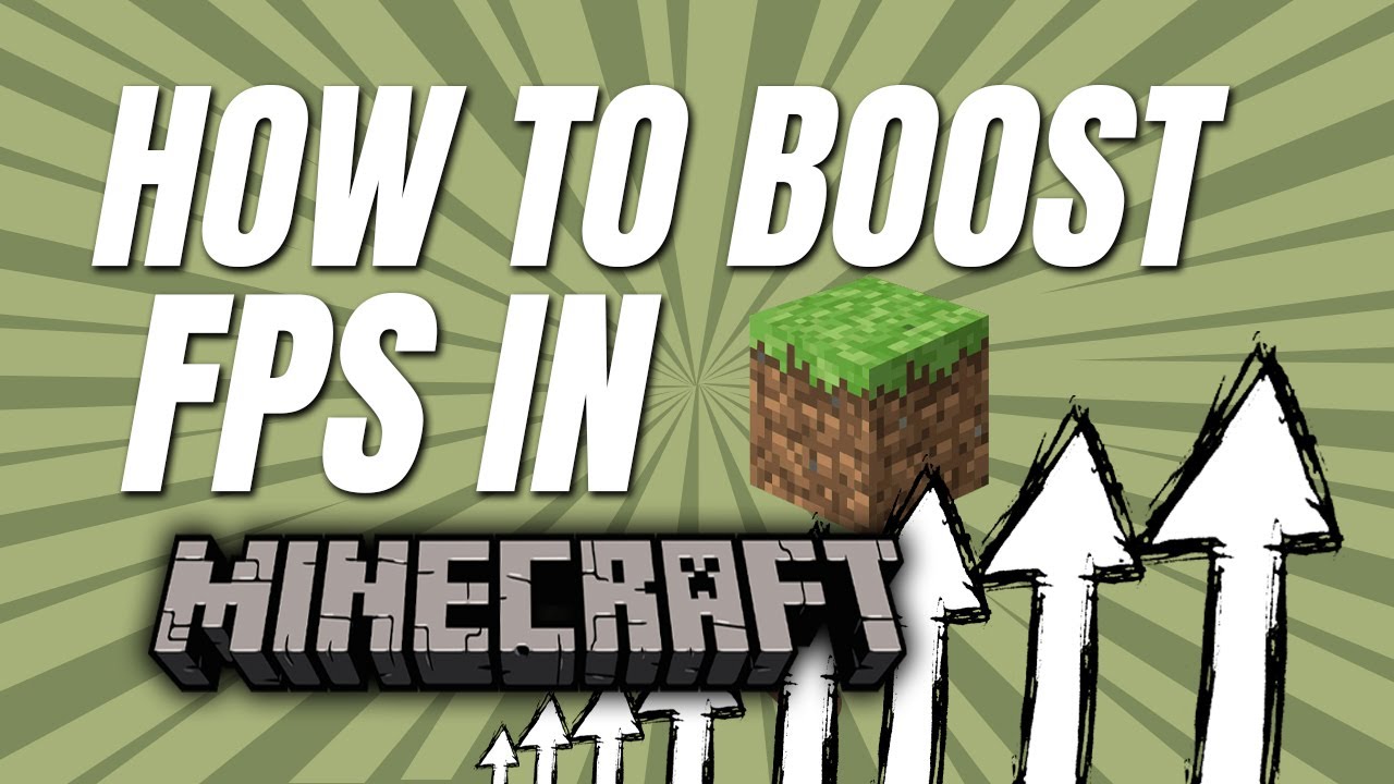 How to boost fps in Minecraft - YouTube