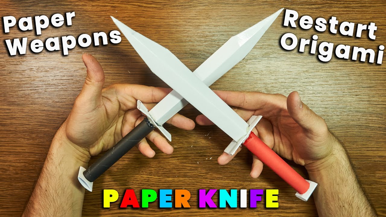 How To Make Paper Knife Easy Paper Knife Craft Paper Weapons 4K how-to-make-paper-knife-easy-paper-knife-craft-paper-weapons-4k