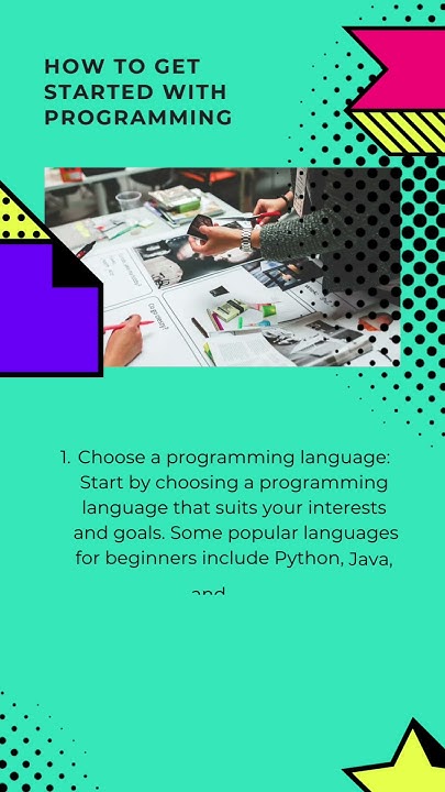 How to get started with programming - YouTube