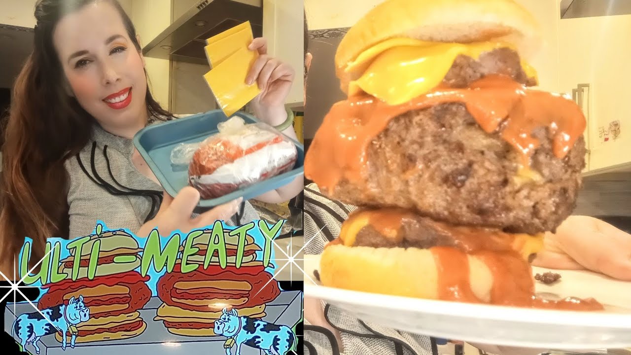 Making The UltaMeatum Cheeseburger Inside a Cheeseburger With Himalayan ...