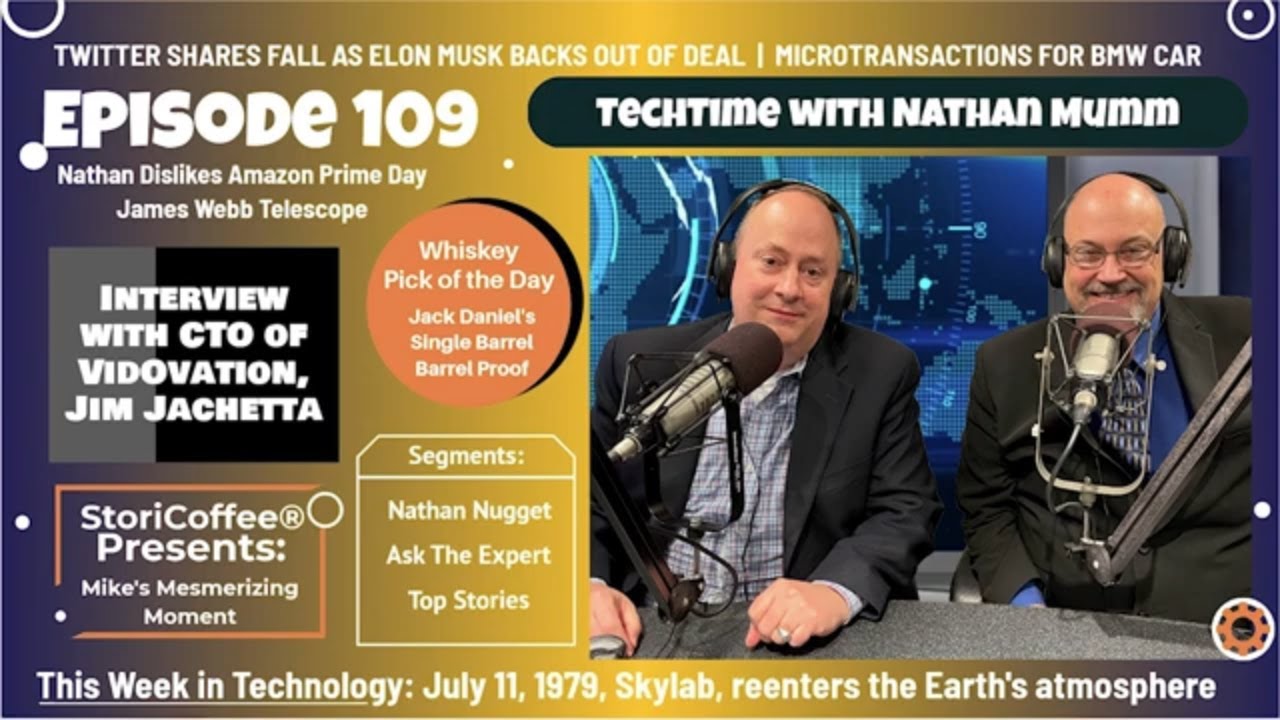On TechTime with Nathan Mumm, Interview CTO of VidOvation, Jim Jachetta ...
