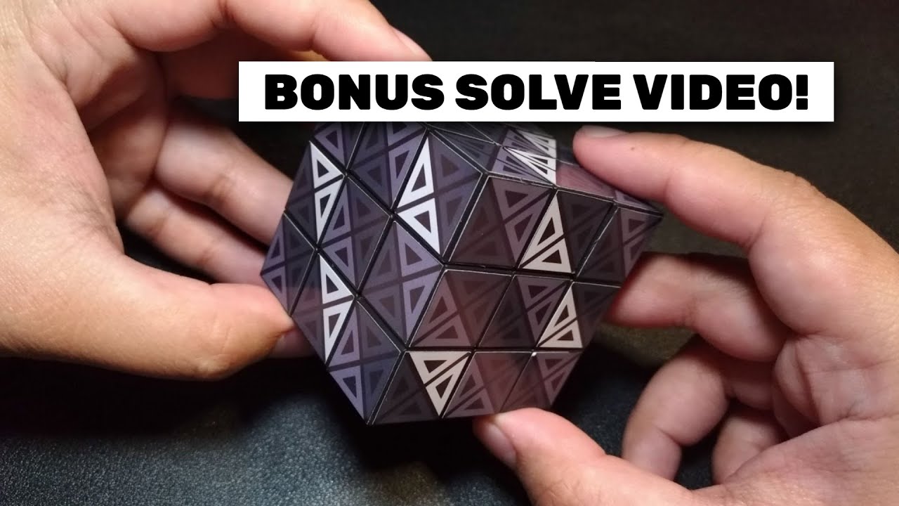 Solving a Rubik's cube with triangles instead of squares! - YouTube