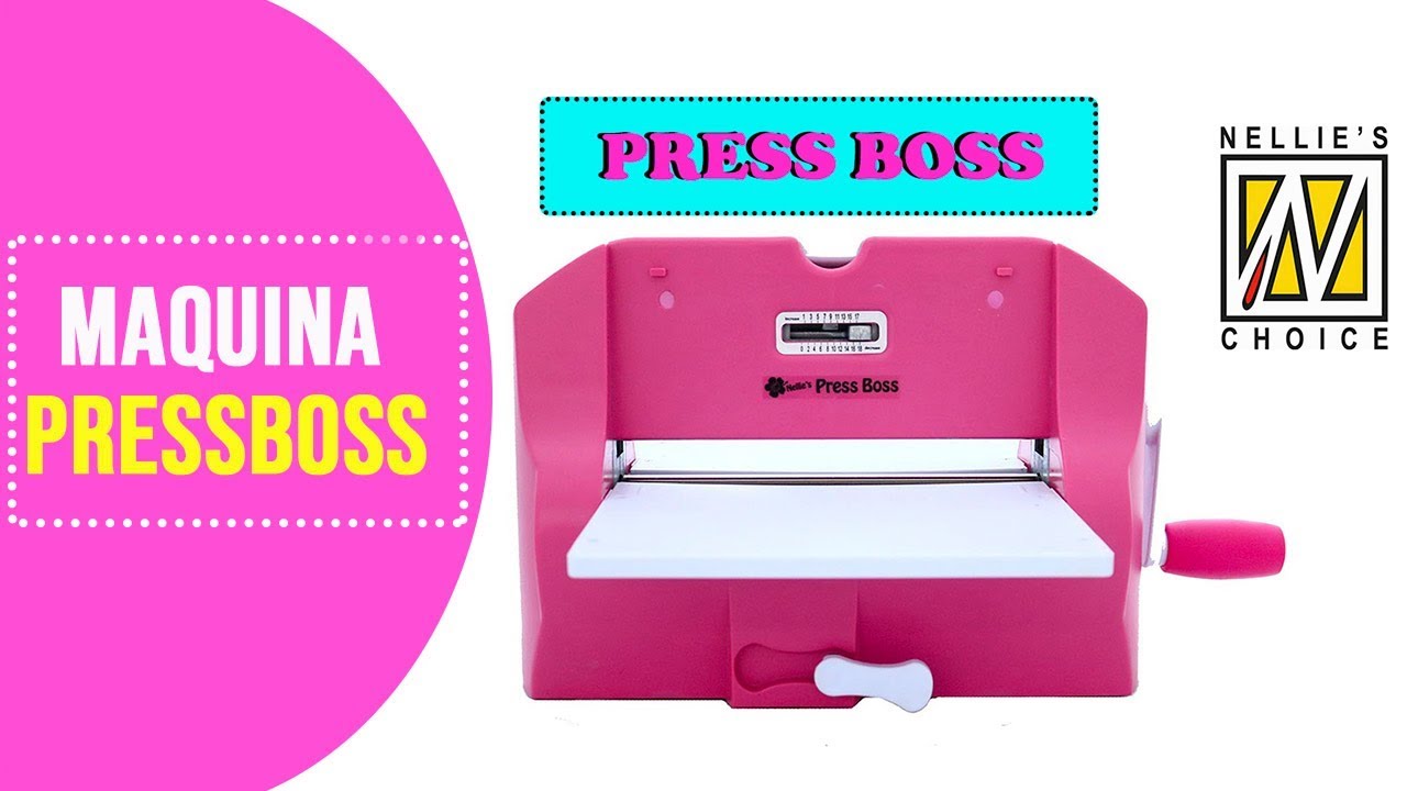 PRESS BOSS FUNCIONAMENTO Y MATERIALES QUE CORTA - YouTube