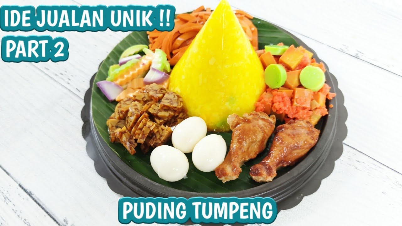 REPLIKA PUDDING TUMPENG NASI KUNING PART 2 || A REPLICA YELLOW RICE ...