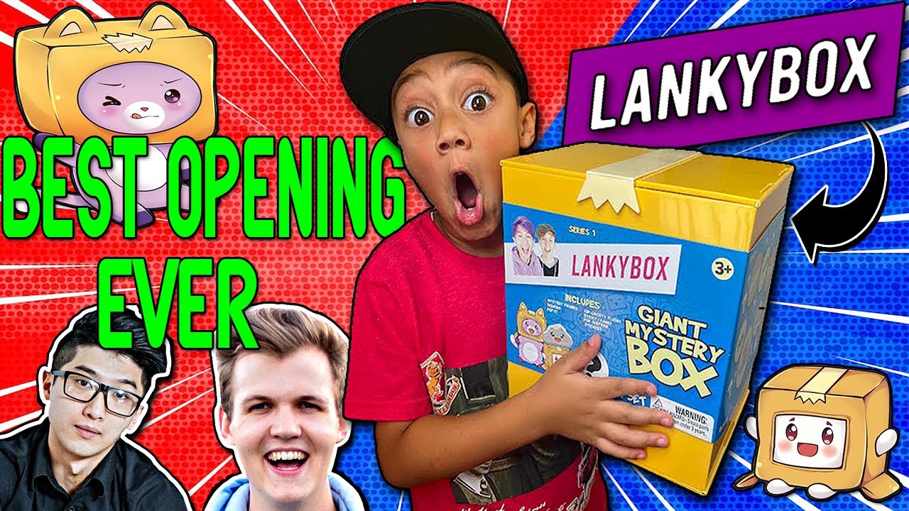 UNBOXING *NEW LANKYBOX GIANT MYSTERY BOX*!? (SERIES 1) (CRAZY PULLS ...