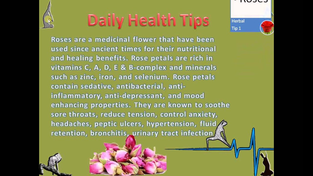 My Daily Health Tips 2015 Jan 25 - YouTube