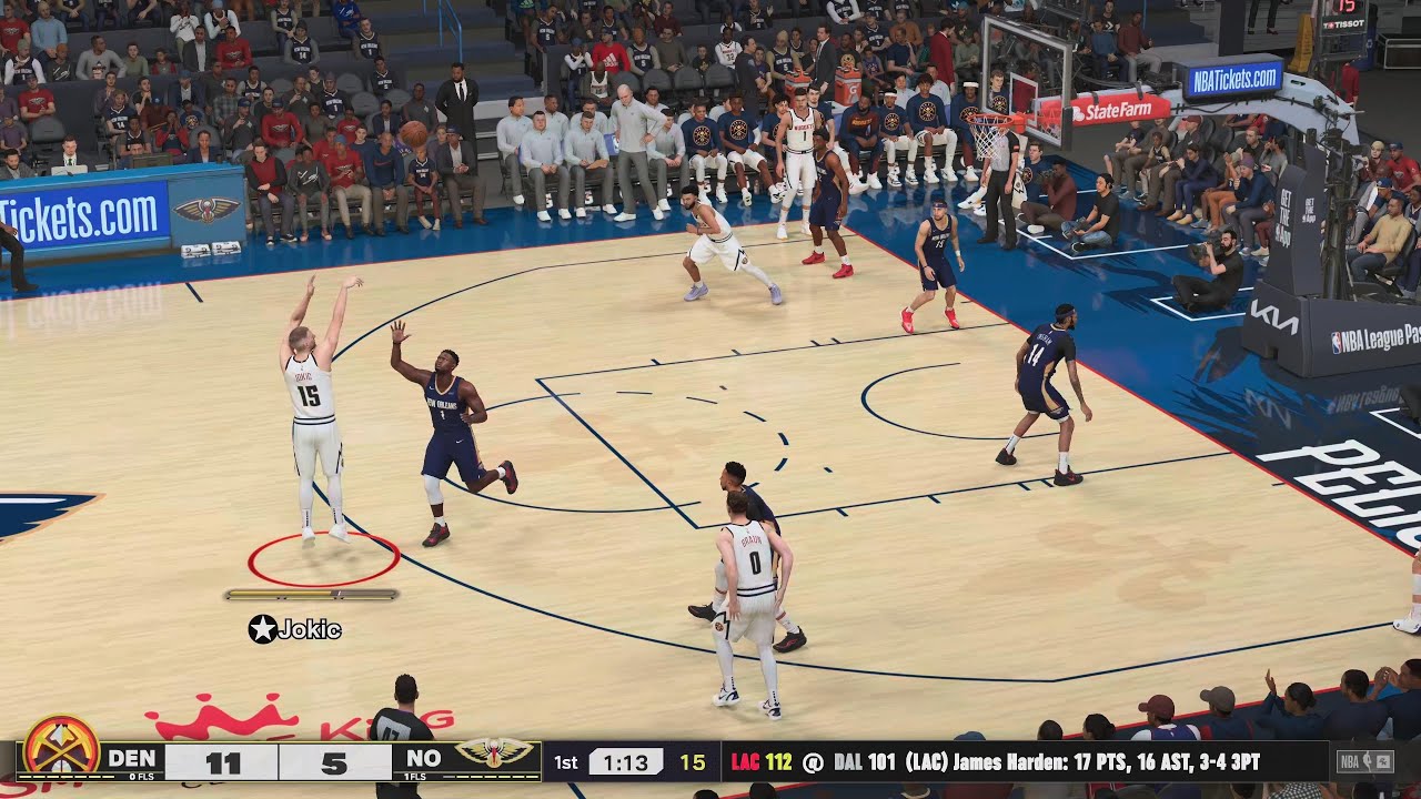 NBA 2K25 Gameplay (PS5) Nuggets vs Pelicans Hall of Fame Difficulty ...
