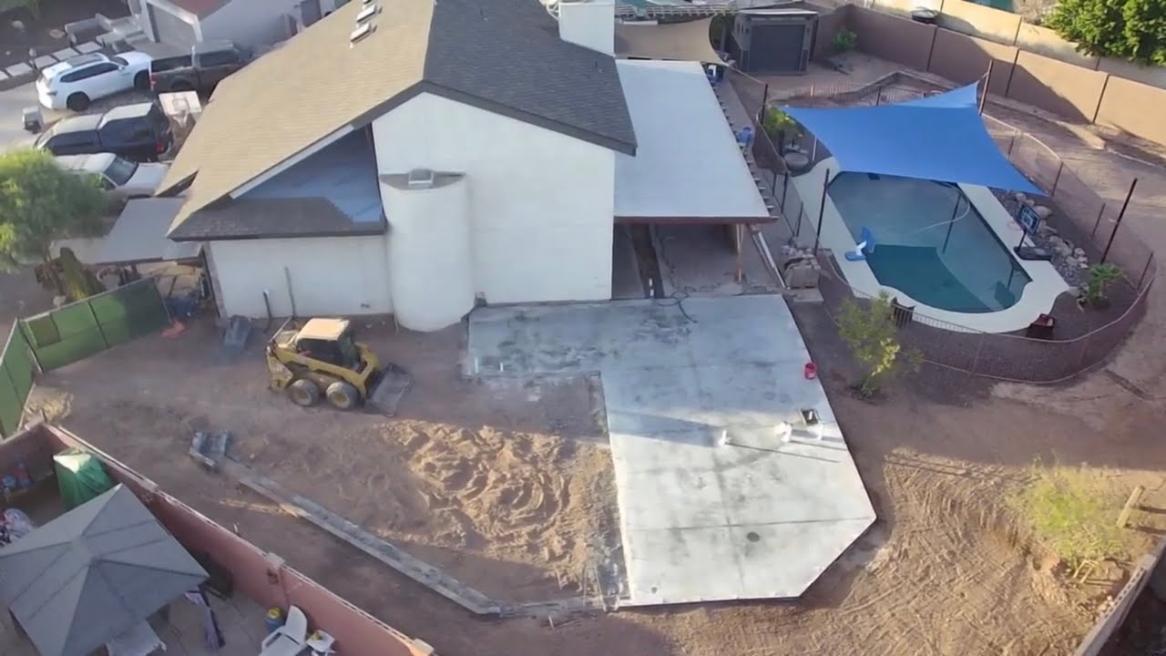 Large Home Addition In Tempe, AZ - Pt.1 - YouTube