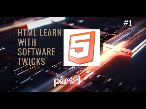 HTML Learn With Software Twicks - YouTube