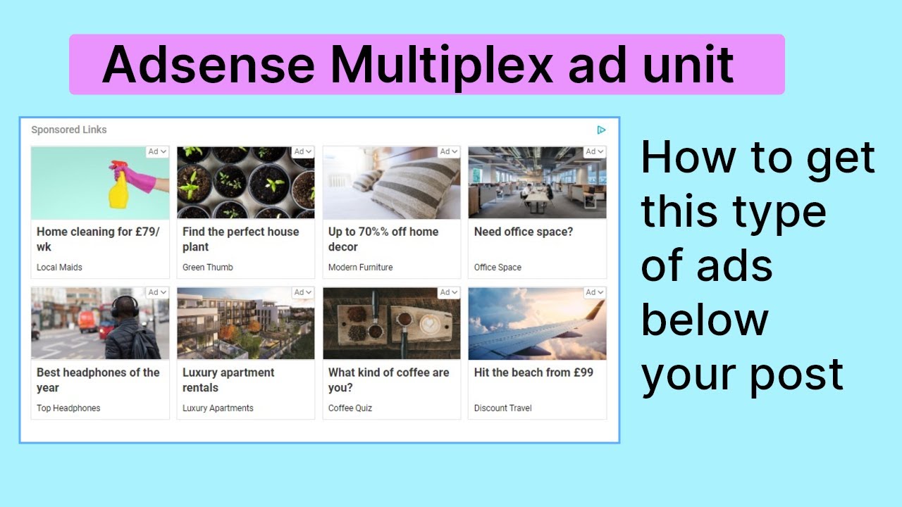 How to get sponsored ads at the bottom of post | Adsense introduced its ...