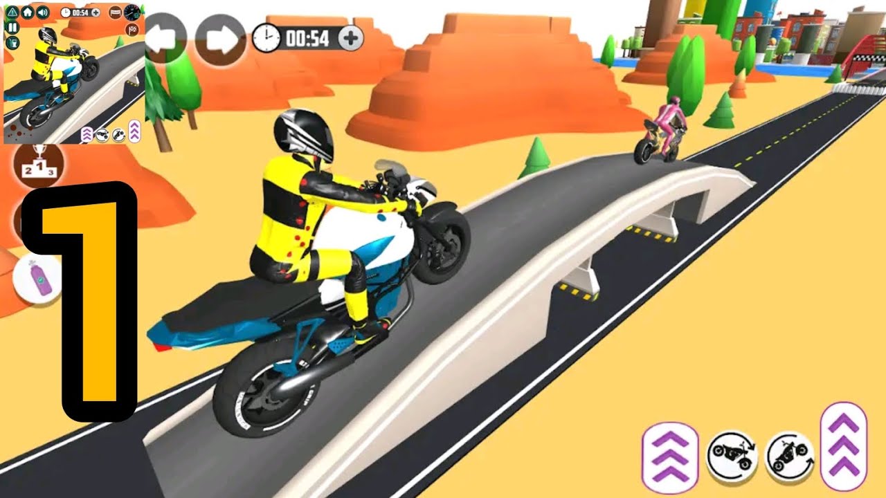 Toon Bikes Stunt Race Driver - Bike Stunt - Bike Games - Android & ios ...