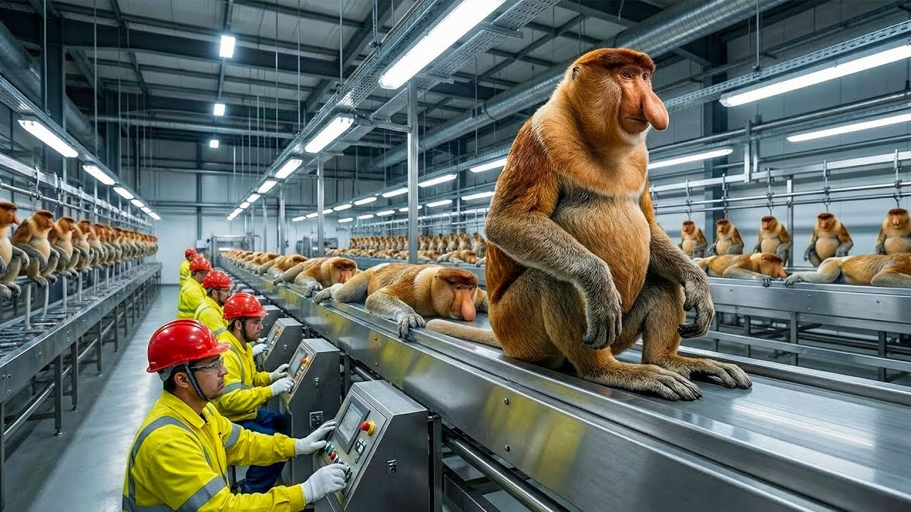 khi drilInside the Proboscis Monkey Factory – From Jungle Capture to ...