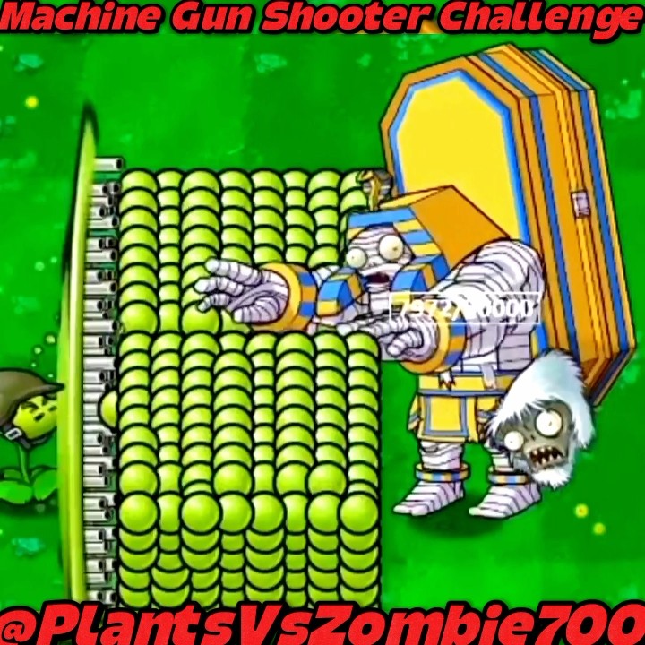 Plants Vs Zombies: Super Machine Gun Shooter Challenge Oh! #pvz # ...