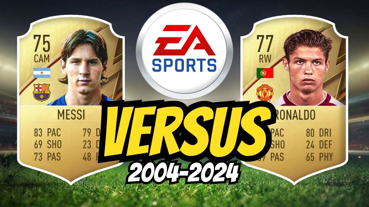 Messi VS Ronaldo FIFA EVOLUTION! ⚽ FIFA 04 - FIFA 24 📈 - YouTube