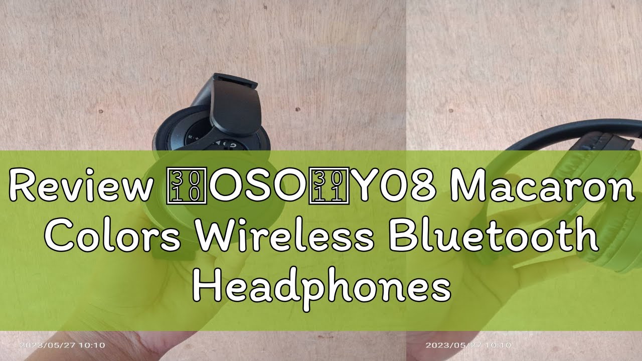 Review 【OSO】Y08 Macaron Colors Wireless Bluetooth Headphones Headset ...