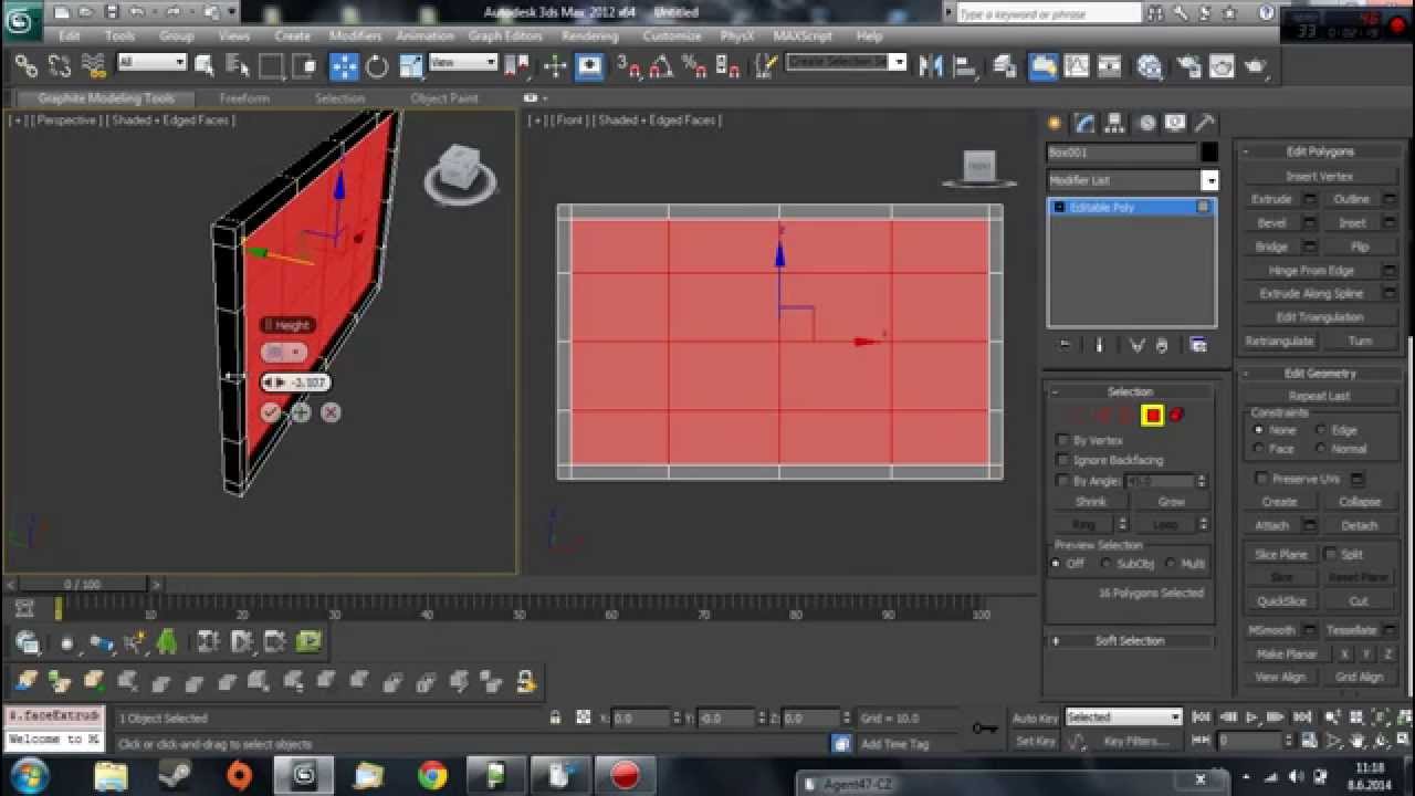 3DS Max | Tutorial for beginners - Pt. 2 | Simple LCD Monitor | Návod ...