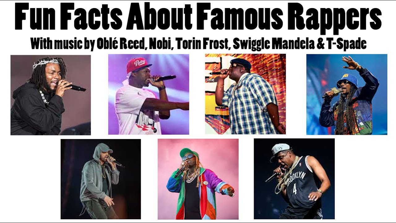 Fun Facts About Your Favorite Rappers 50 Cent Eminem Lil Wayne Snoop ...