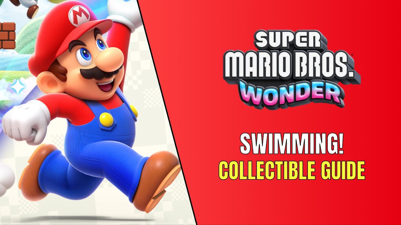 Super Mario Bros. Wonder Swimming! All Collectible Locations 100% Guide ...