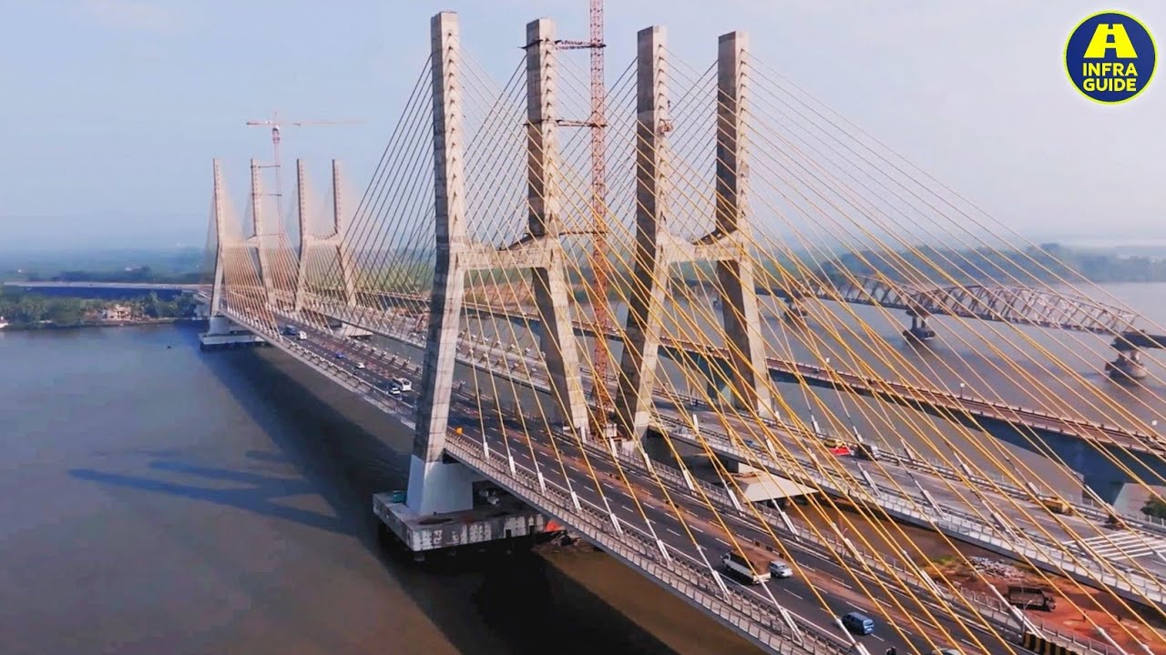 India's WIDEST Bridge - "NEW ZUARI BRIDGE" is COMPLETED & INAUGURATED ...