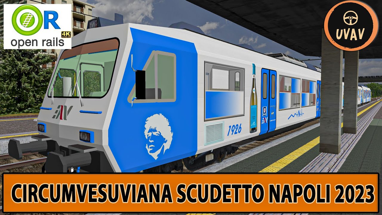 OPEN RAILS PROJECT REMASTERING 4K - MSTS- CIRCUMVESUVIANA SCUDETTO ...