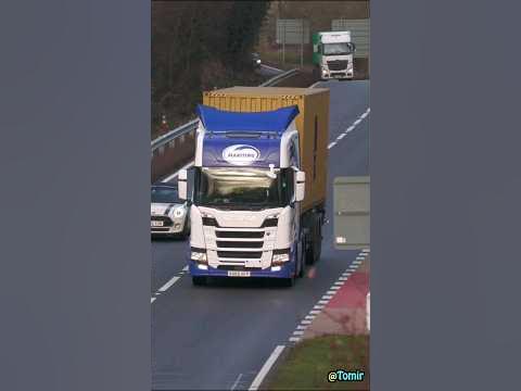 SCANIA R450 - MARITIME - A1(M) motorway #truckspotting #tomir - YouTube