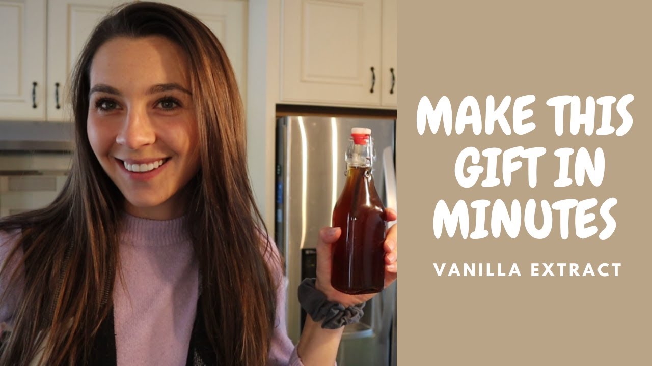 Easy and Cheap Homemade Gift Idea: Vanilla Extract - YouTube
