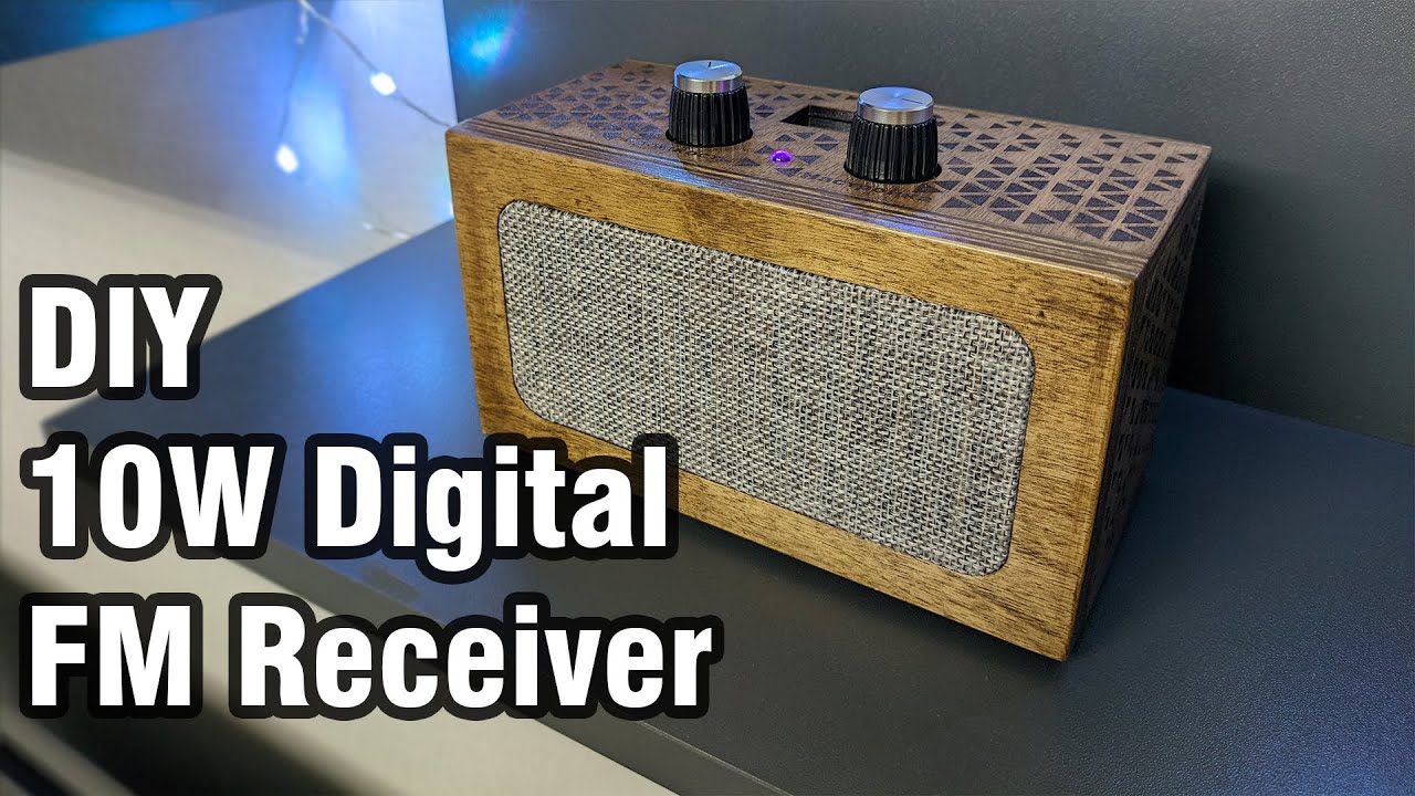 DIY Digital radio FM receiver 10W - YouTube