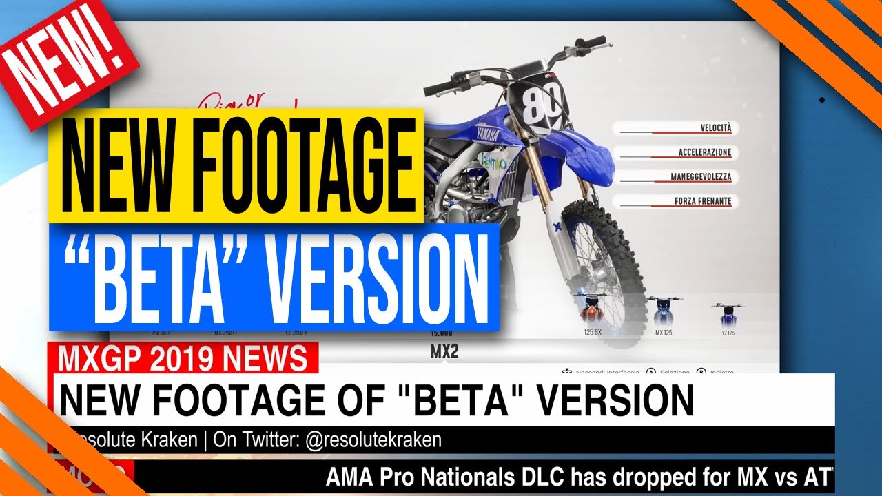 MXGP 2019 Game | New Gameplay Footage of "Beta" Version - YouTube