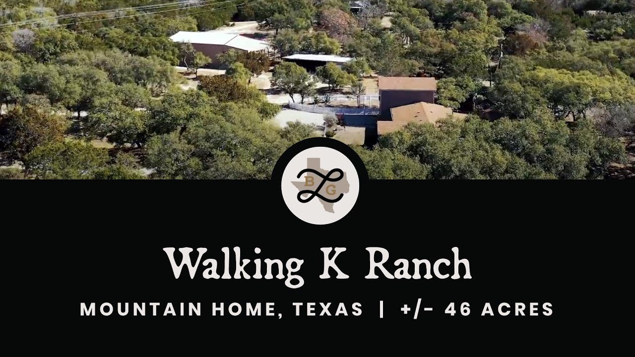 Walking K Ranch | +/- 46 Acres | Mountain Home, Texas - YouTube