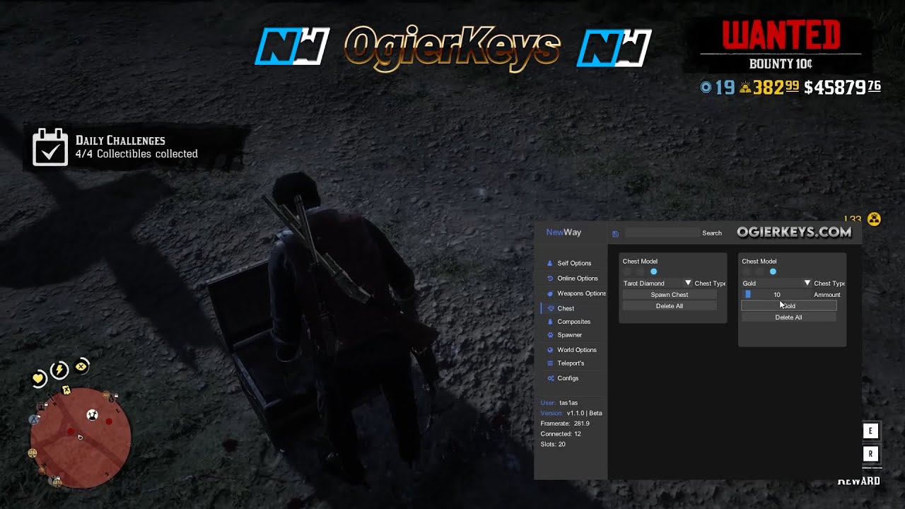 RDR2 Mod Menu ONLINE | NewWay Menu | RECOVERY | Best Paid Menu ...