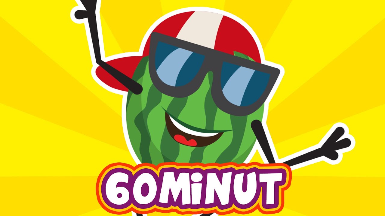 MIX - ARBUZ - 60 MINUT PIOSENEK DLA DZIECI - ŚPIEWAJĄCE BRZDĄCE🍉🍉🍉 ...