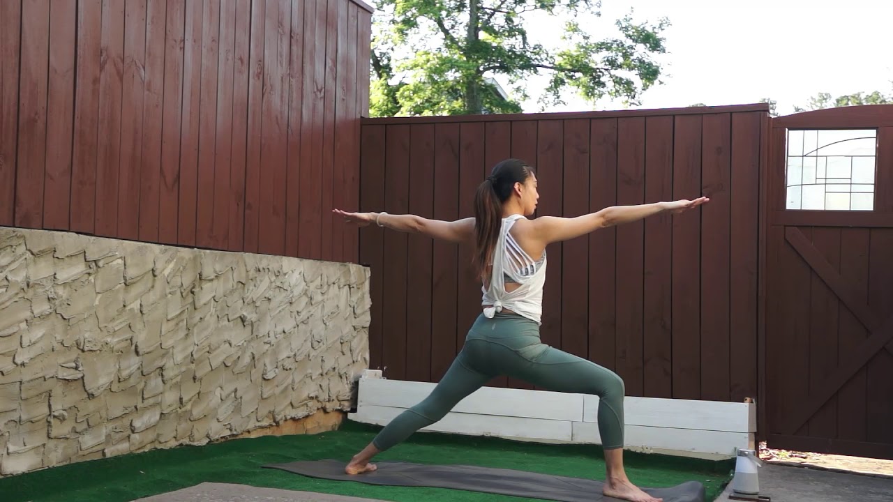 beginner yoga for strength and flexibility, home yoga - YouTube