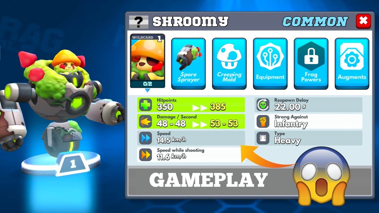 FRAG New Character SHROOMY Gameplay!!🍄 - YouTube