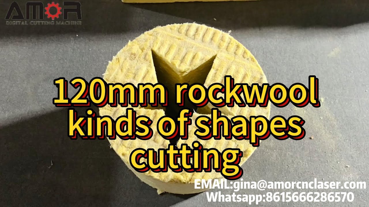 Cutting 120mm RockWool Insulation Board with Electric Tool | CNC ...
